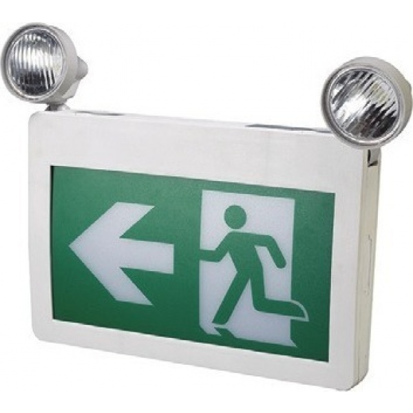 Mircom Combo Running Man Exit Sign - SP Nation